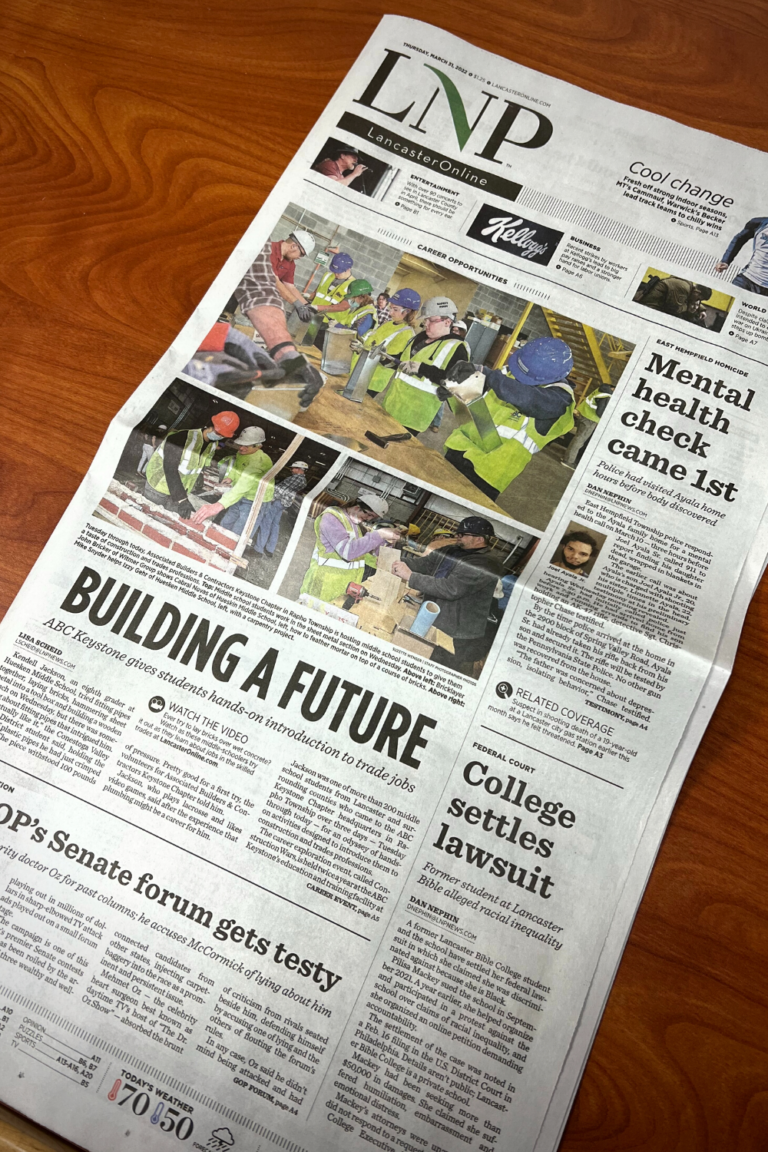 ABC CONSTRUCTION WARS - THE WITMER GROUP ON THE FRONT PAGE OF THE ...