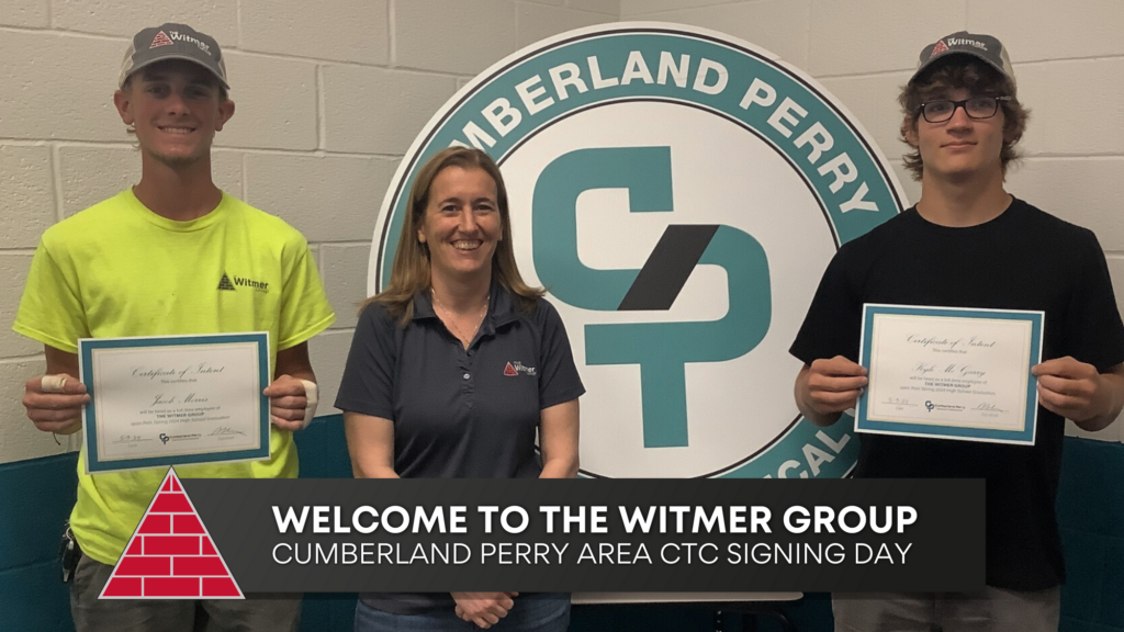 Congratulations and Welcome to Kyle McGarry and Jacob Morris - Witmer Group